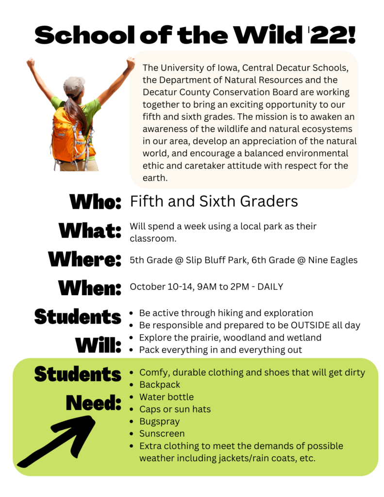 Fifth and Sixth Graders are Gearing Up for School of the Wild – Central ...