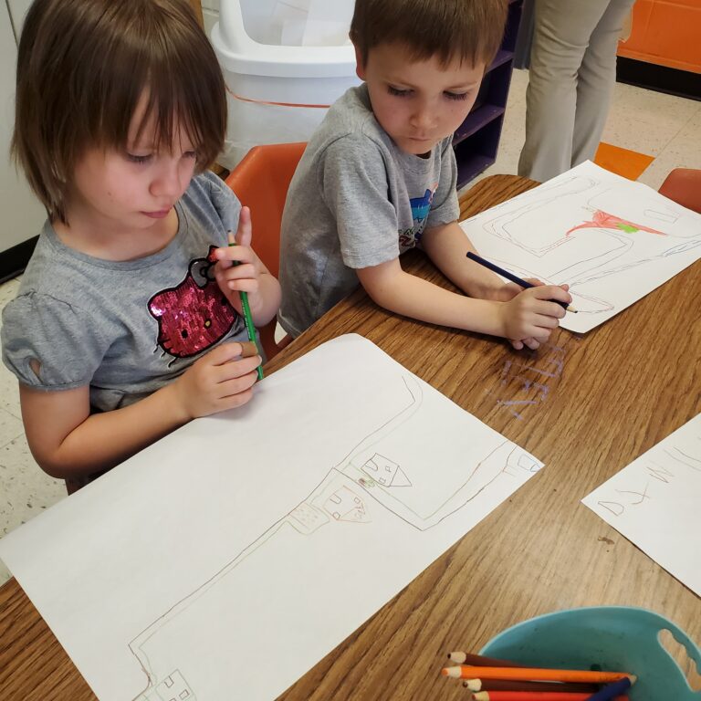 Preschool Students Map Their Neighborhoods – Central Decatur CSD