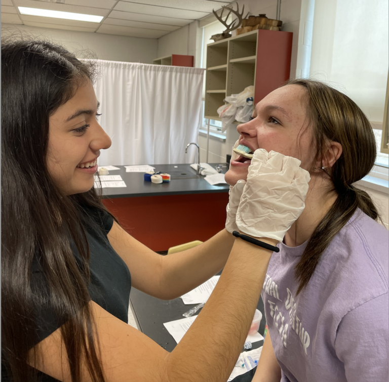 CNA Students Practice Skills in Hands-On Stations – Central Decatur CSD