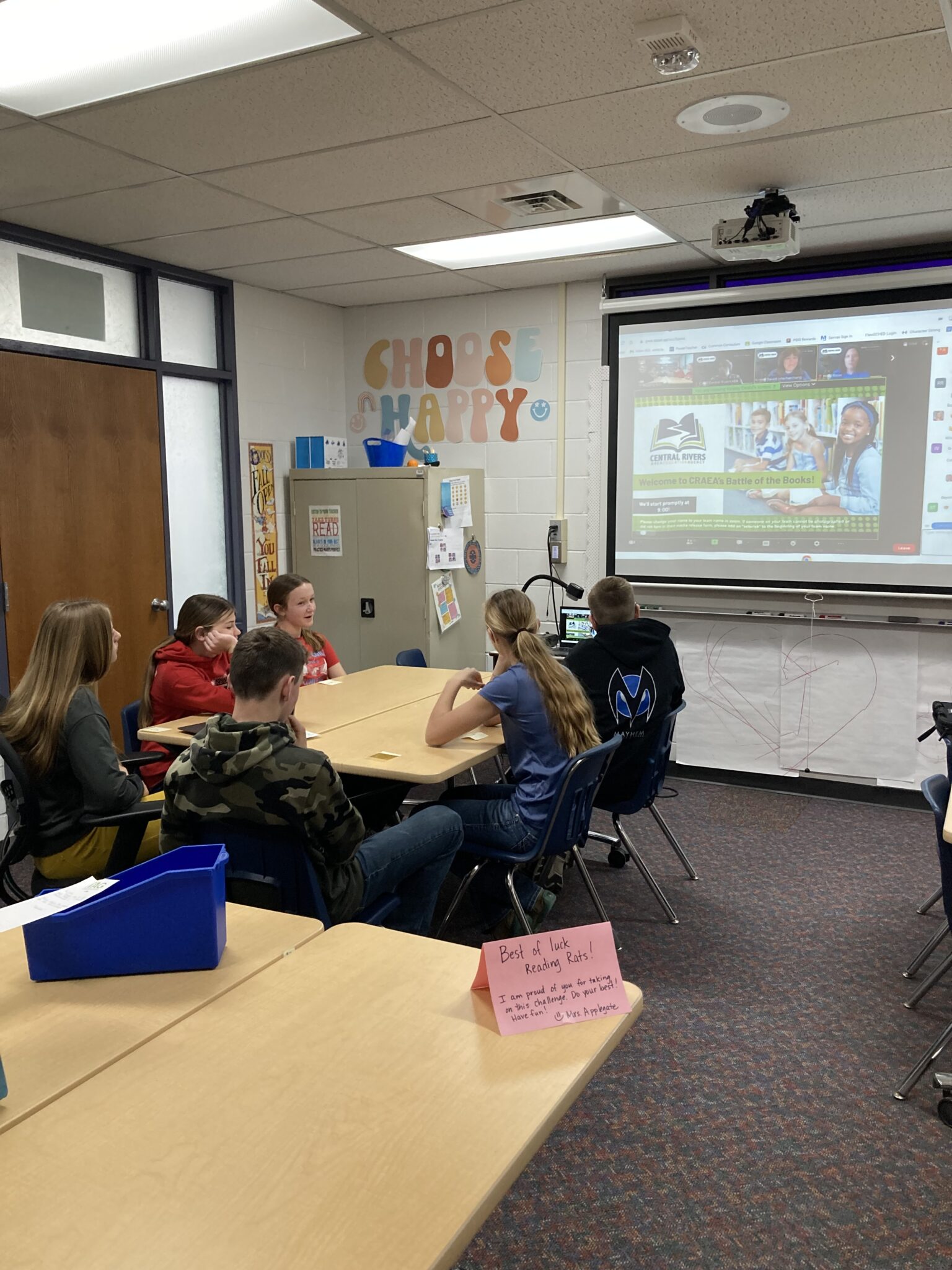 Middle School Battle of the Books – Central Decatur CSD